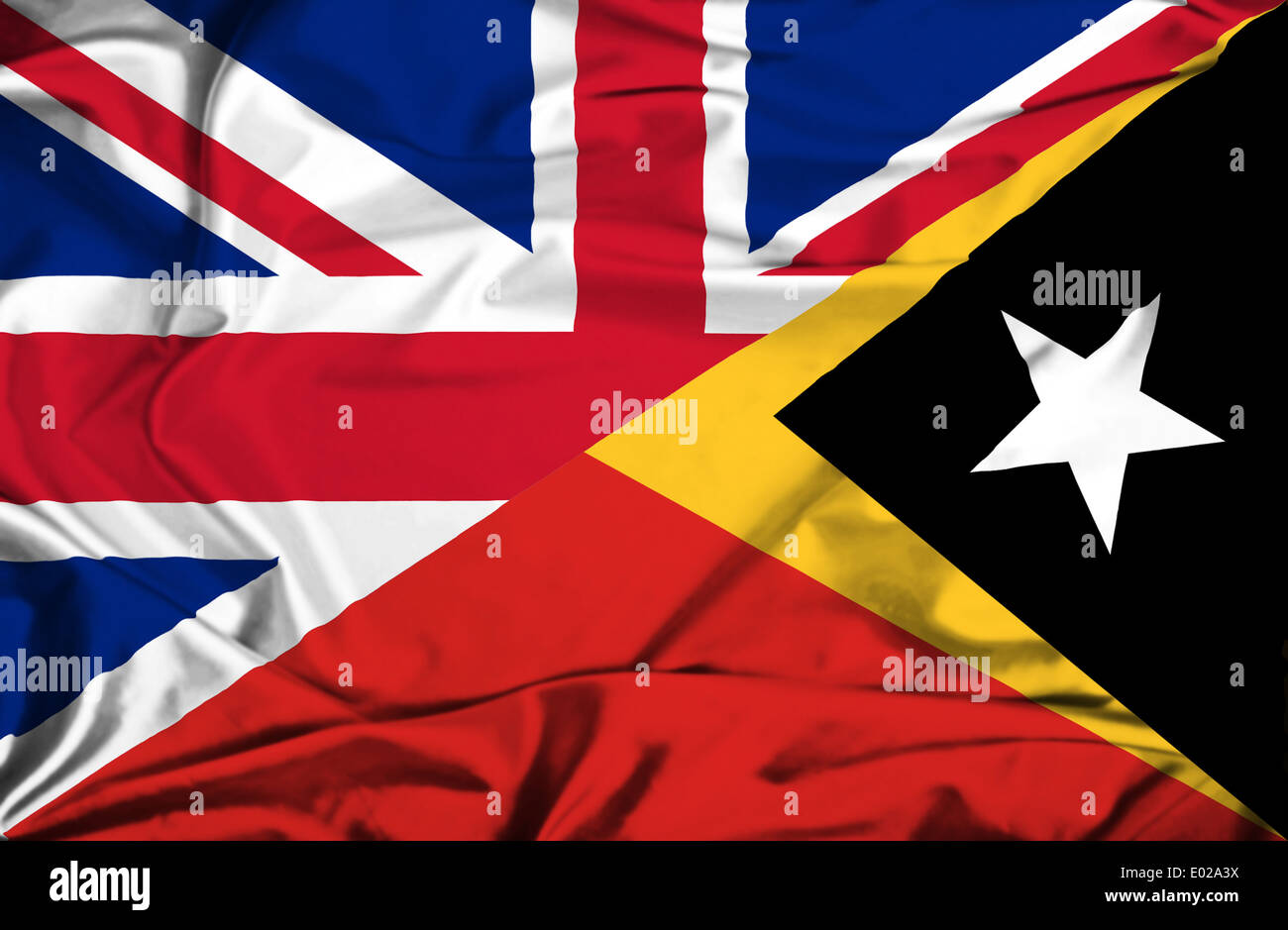 United kingdom east timor flag hi-res stock photography and images - Alamy