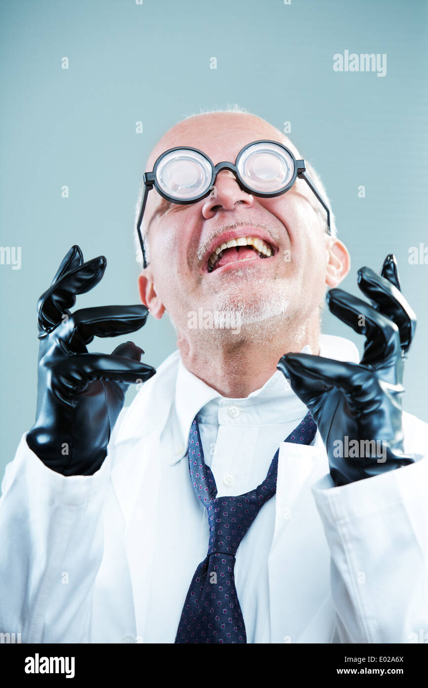 Evil scientist hi-res stock photography and images - Alamy
