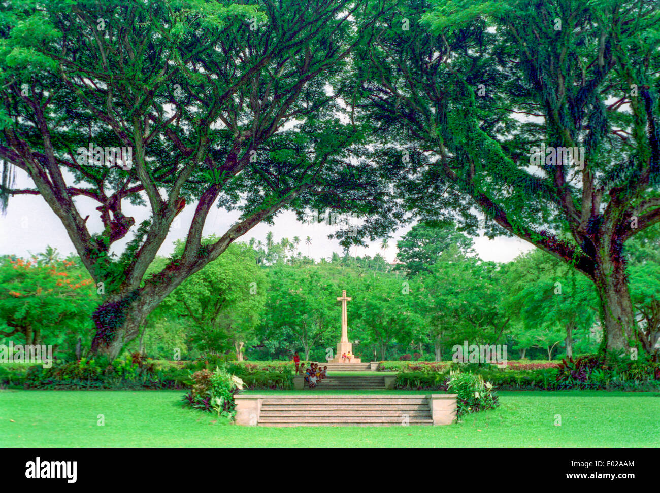 Ambon War Cemetery at Tantui, Ambon, Maluku Selatan, eastern Indonesia ...