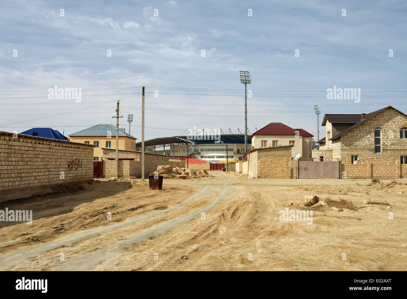 Zhanaozen, New Uzen, Kazakhstan, dry, arid, architecture, new, outdoor ...
