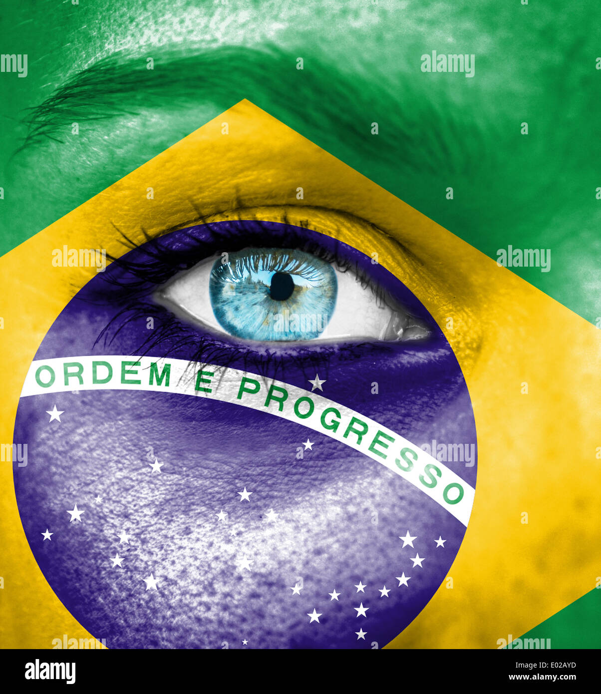 Brazil Flag Eye