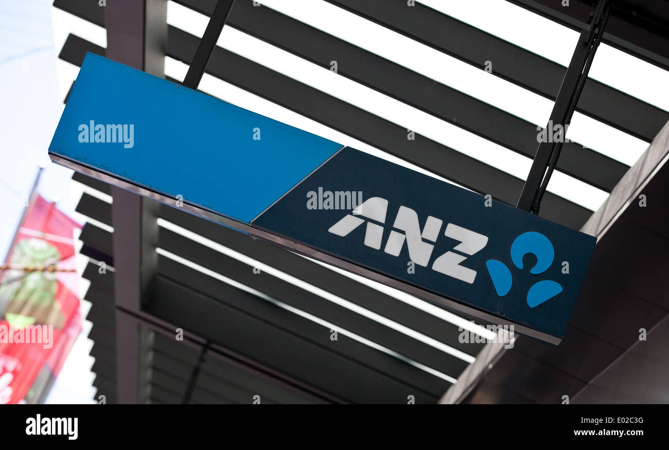 ANZ bank, Melbourne Stock Photo - Alamy