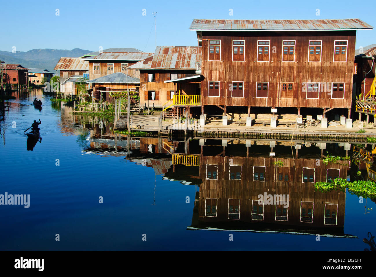 A floating village of Inle Lake Stock Photo - Alamy