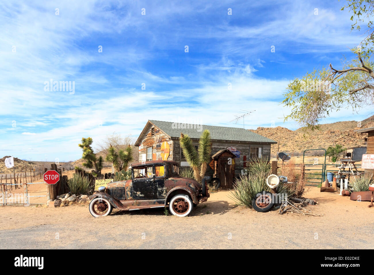 The Famous Route 66, California Stock Photo - Alamy