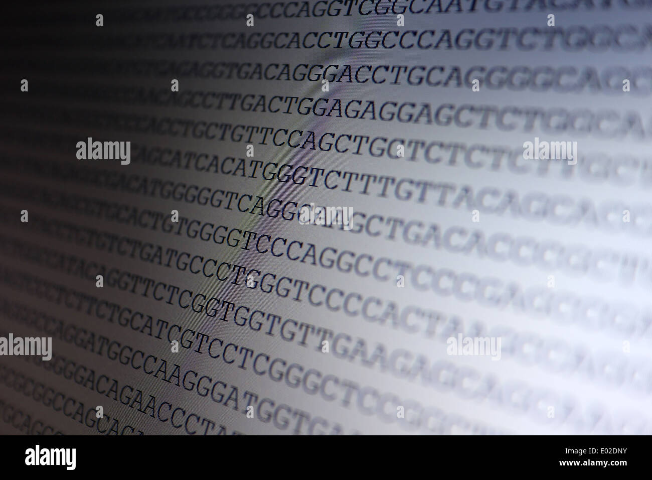 Dna Sequence Display High Resolution Stock Photography and Images - Alamy