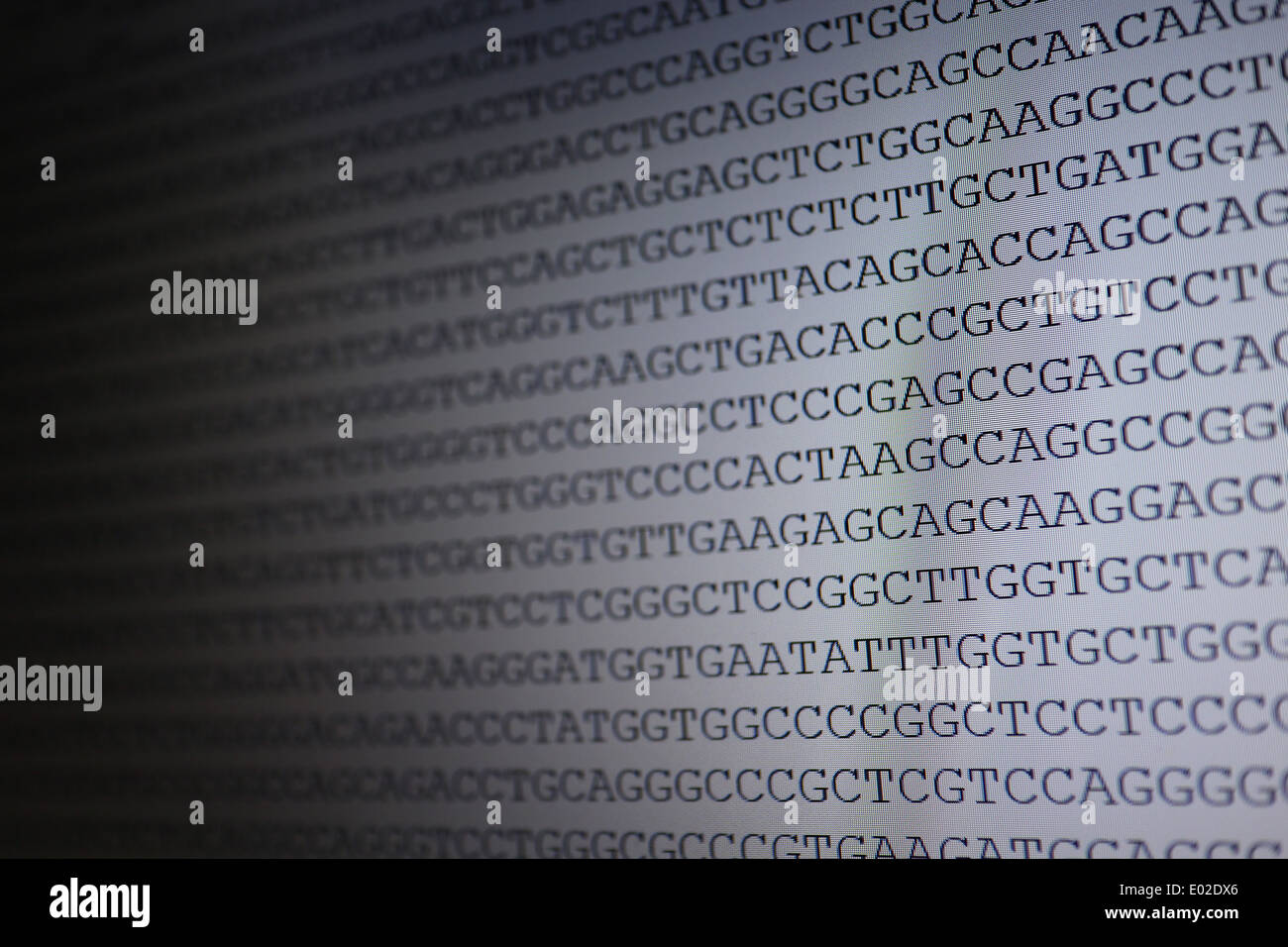 Dna Sequence Display High Resolution Stock Photography and Images - Alamy