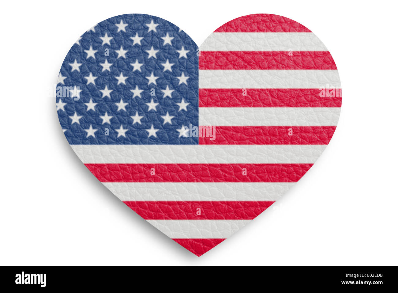 Heart Shaped American Flag High Resolution Stock Photography and Images ...