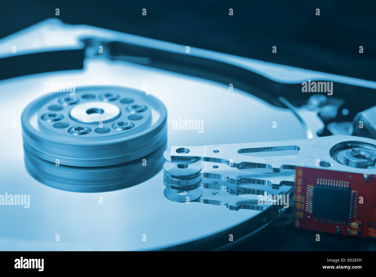 Computer hard disk close up Stock Photo - Alamy