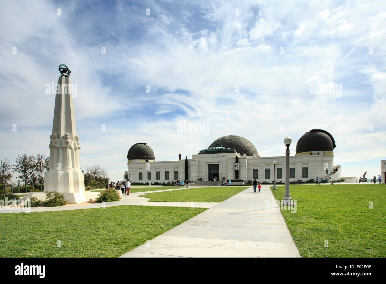 The Griffith observatory Stock Photo - Alamy