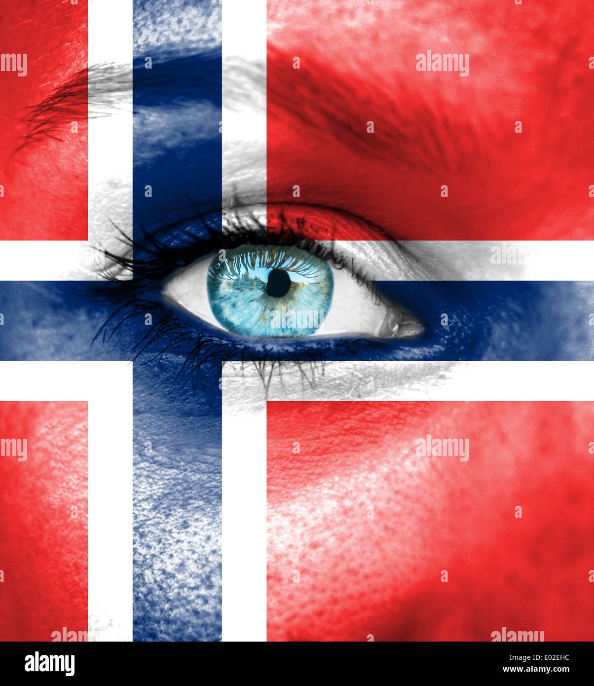 Norway flag face hi-res stock photography and images - Alamy