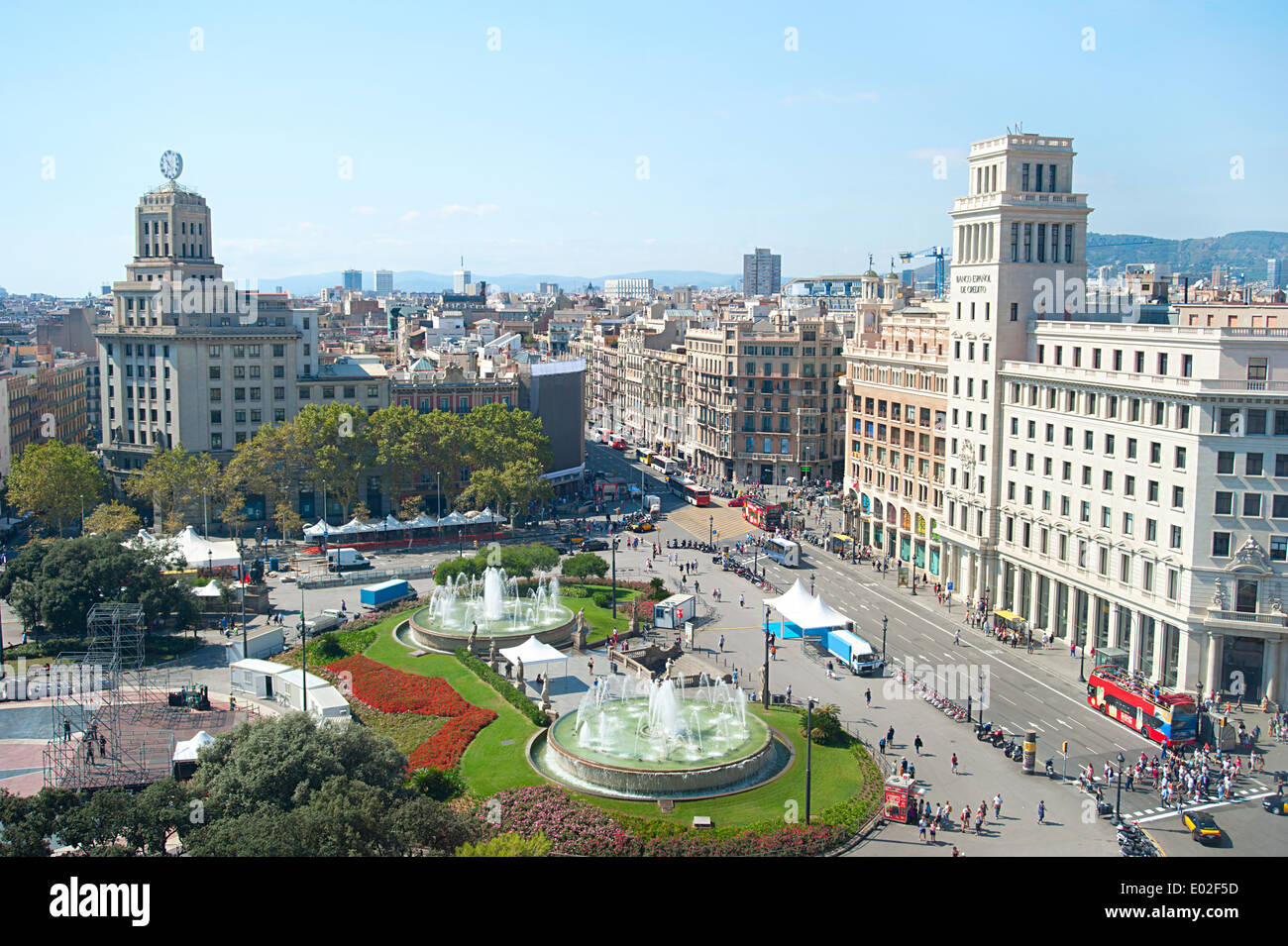 Barcelona skyline hi-res stock photography and images - Alamy