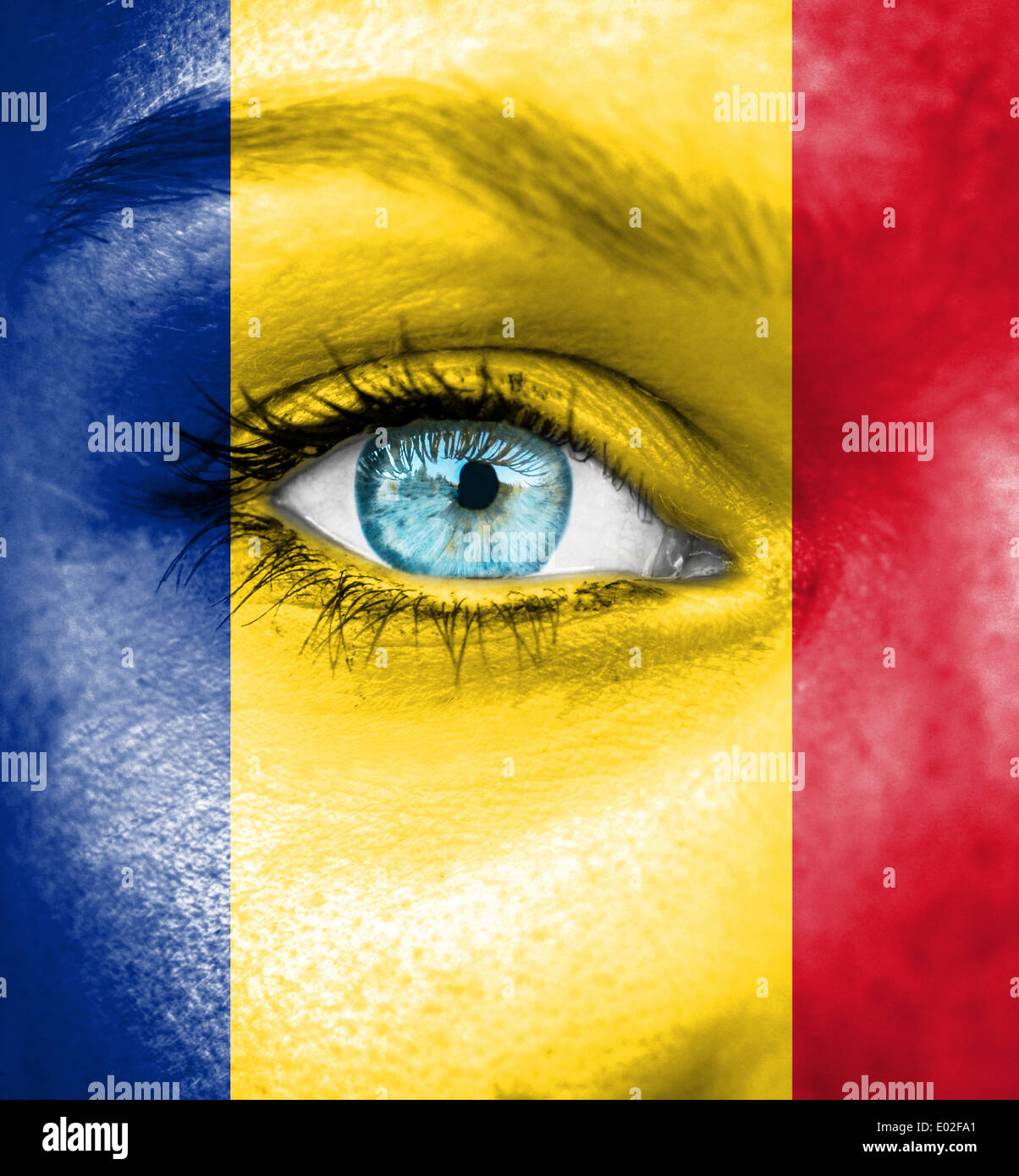 Romanian flag football hi-res stock photography and images - Alamy
