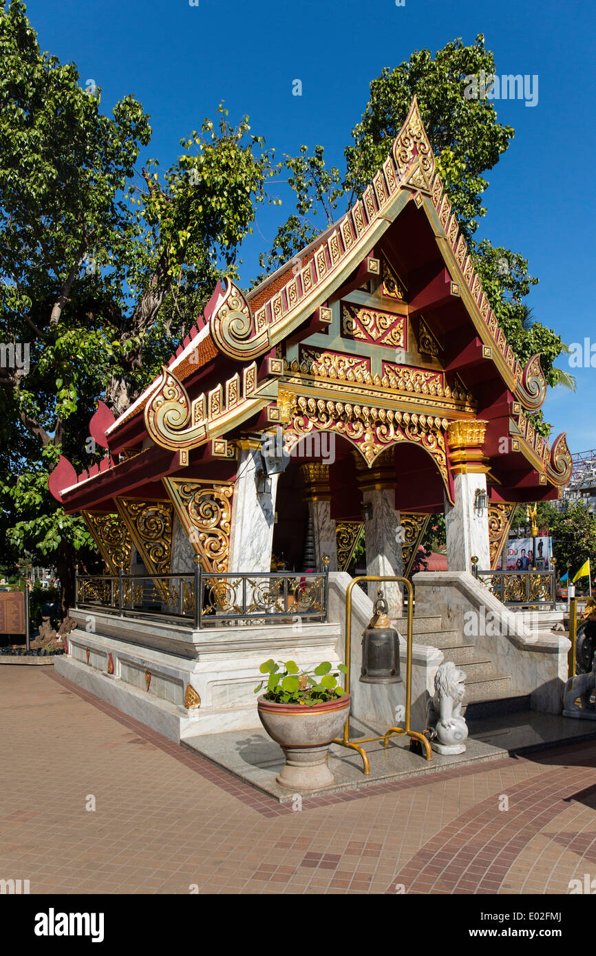 Small temple at the City Pillar Shrine, Sao Lak Mueang, Thung Sri Muang ...