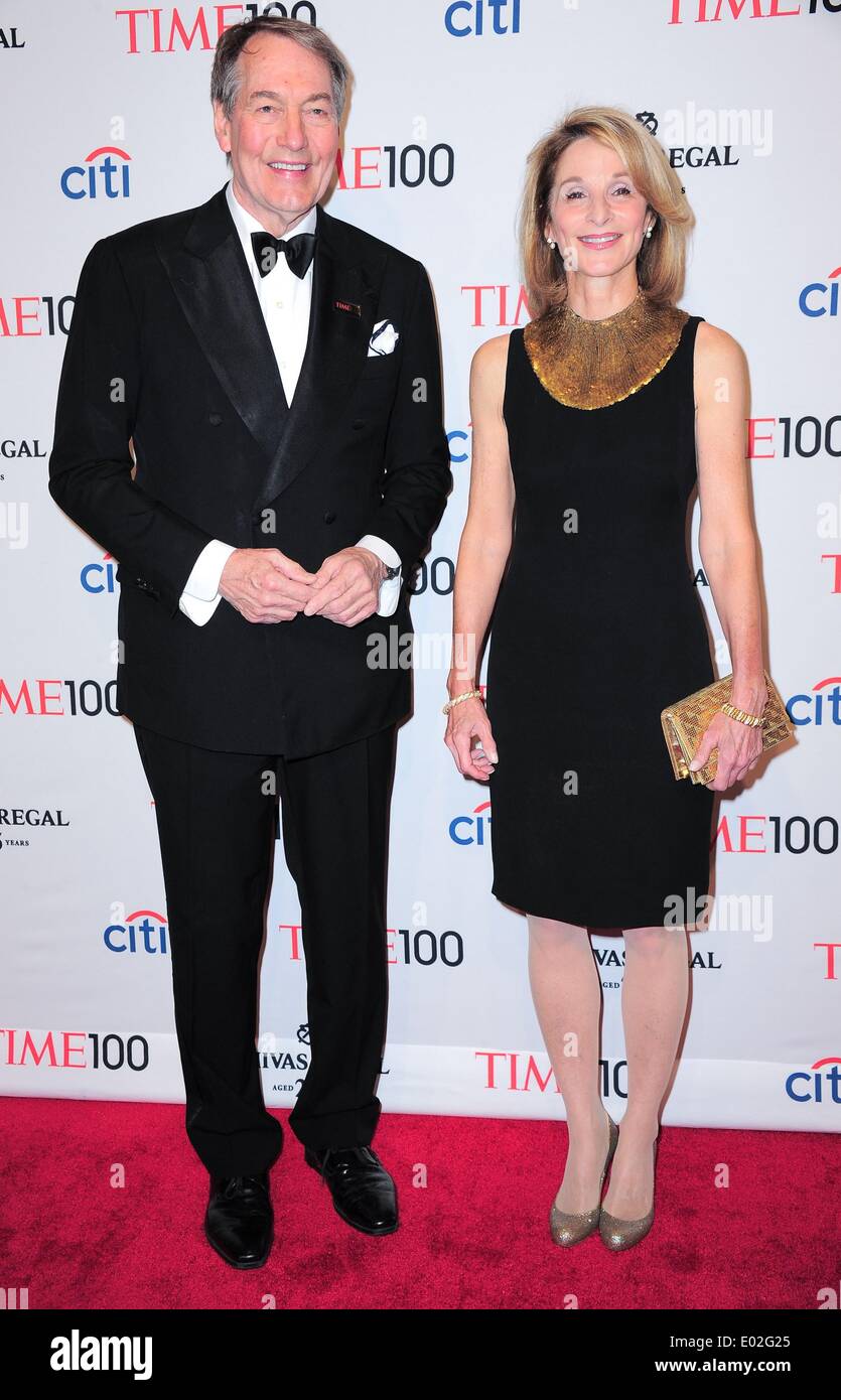 New York, NY, USA. 29th Apr, 2014. Charlie Rose, Amanda Burden at ...