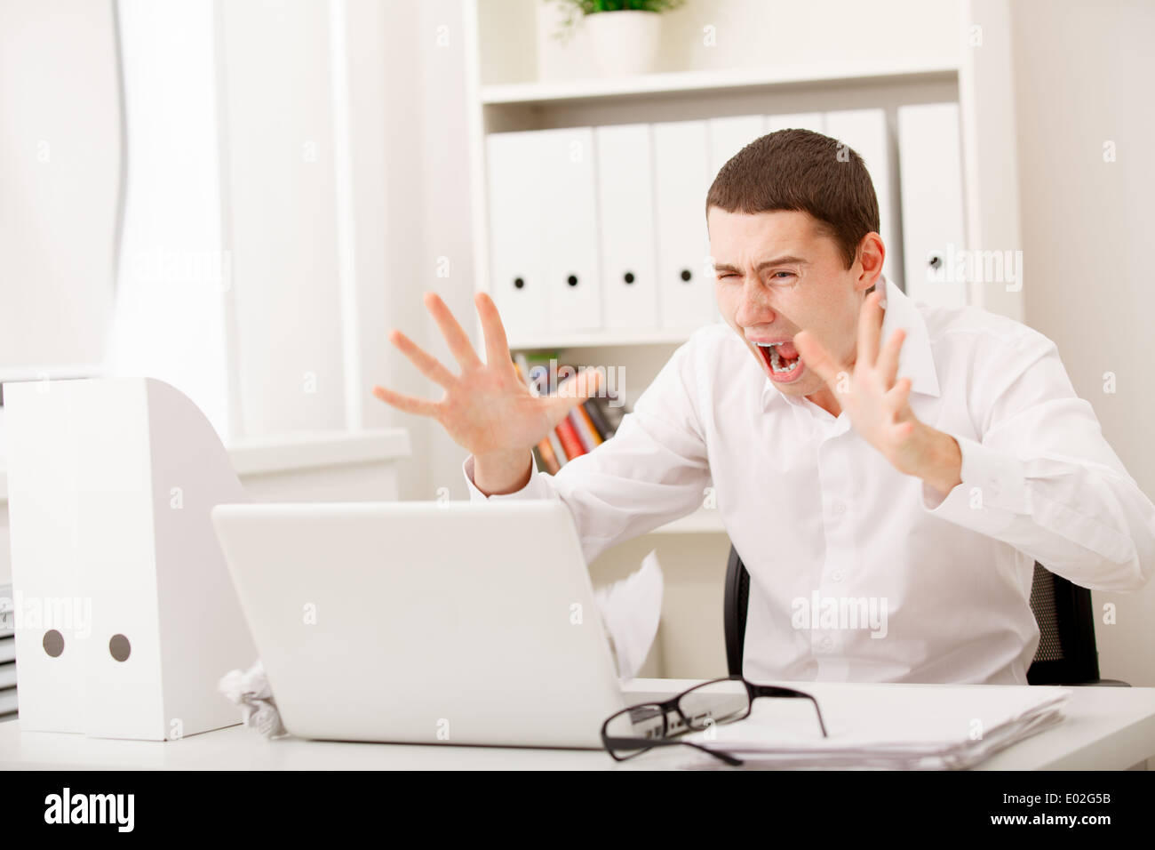 Angry sad business man entrepreneur hi-res stock photography and images ...