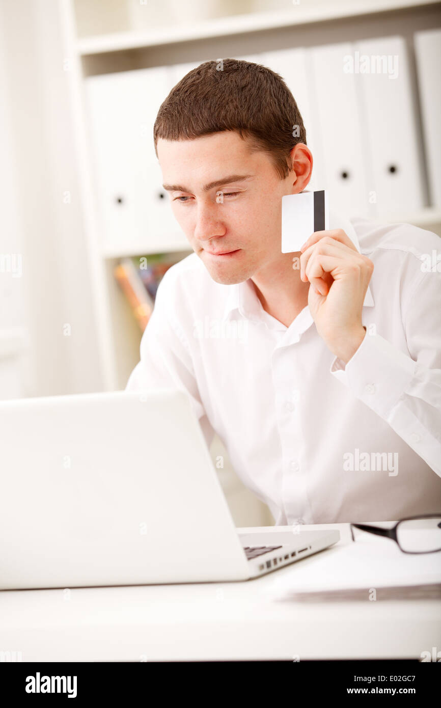 man using credit card Stock Photo - Alamy