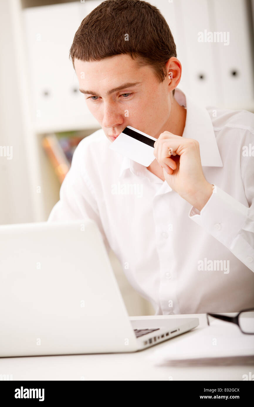 man holding credit card Stock Photo - Alamy man holding credit card Stock Photo - Alamy