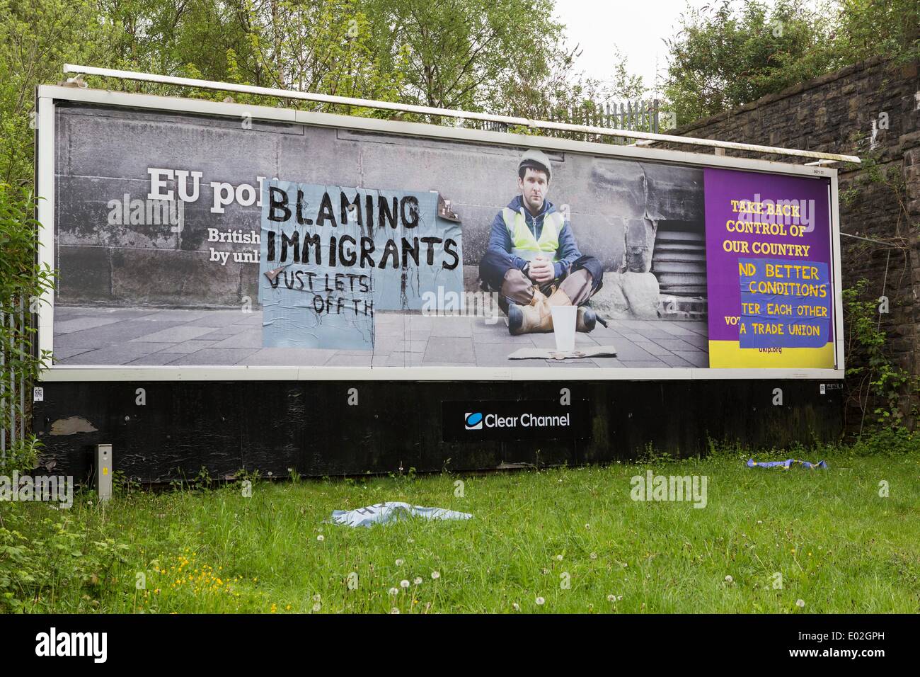 Ukip campaign poster hi-res stock photography and images - Alamy