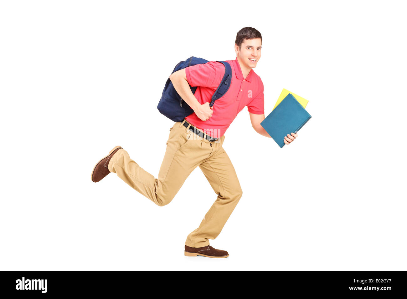 Running looking camera Cut Out Stock Images & Pictures - Alamy