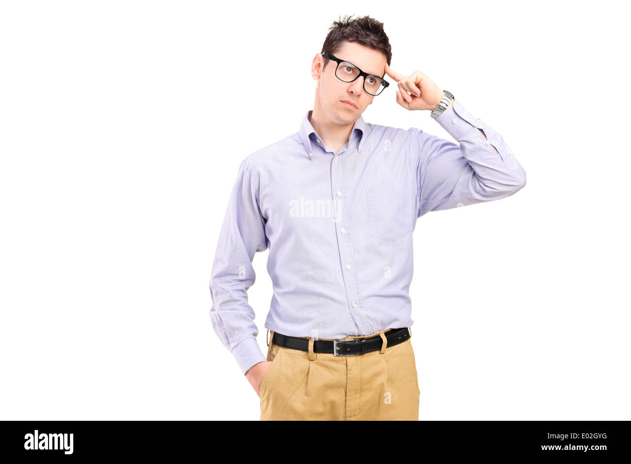 Person trying to remember something hi-res stock photography and images ...