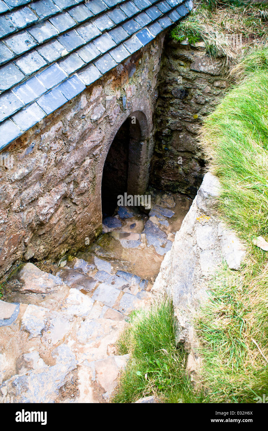 Saint Govan's Chapel, Pembrokeshire, West Wales Stock Photo - Alamy