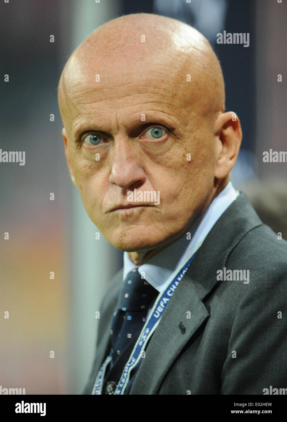Munich, Germany. 29th Mar, 2014. Former referee Pierluigi Collina seen ...