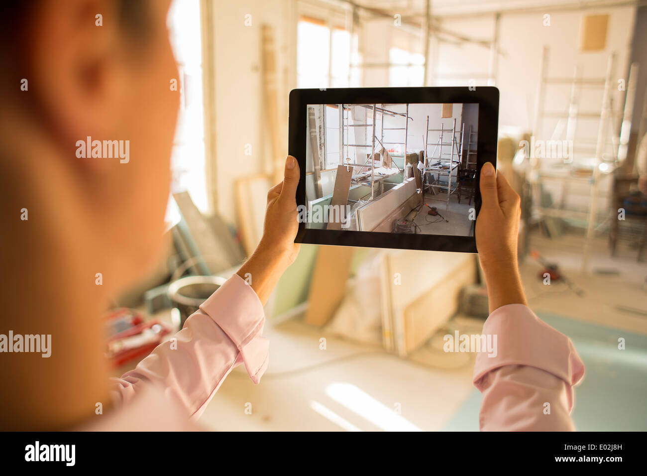 Close up female designer working hi-res stock photography and images ...