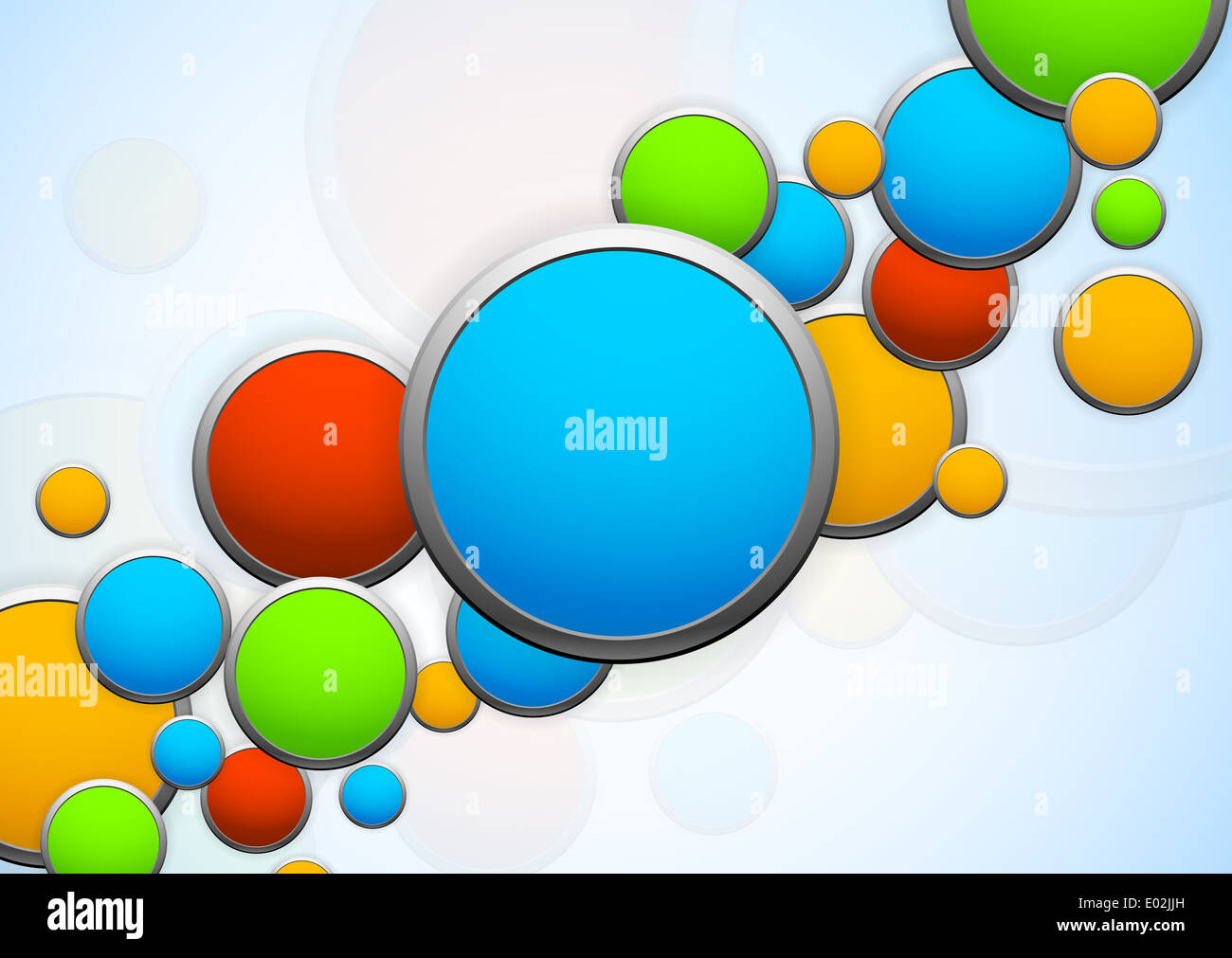 Bright background with colorful circles. Abstract illustration Stock ...