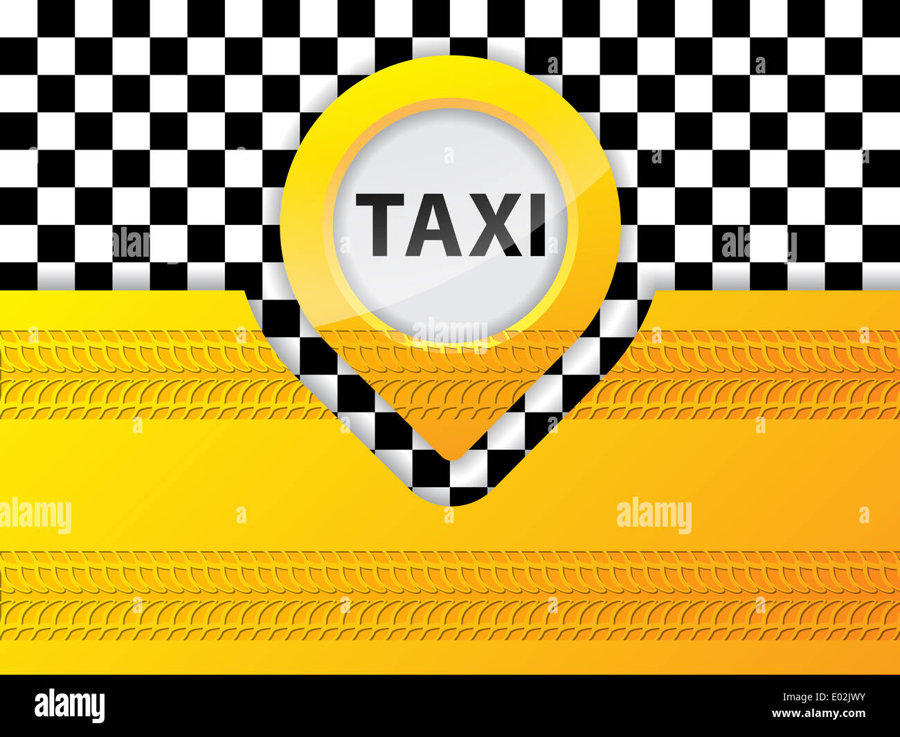 Taxi background design with tire treads, ideal for advertisements Stock ...