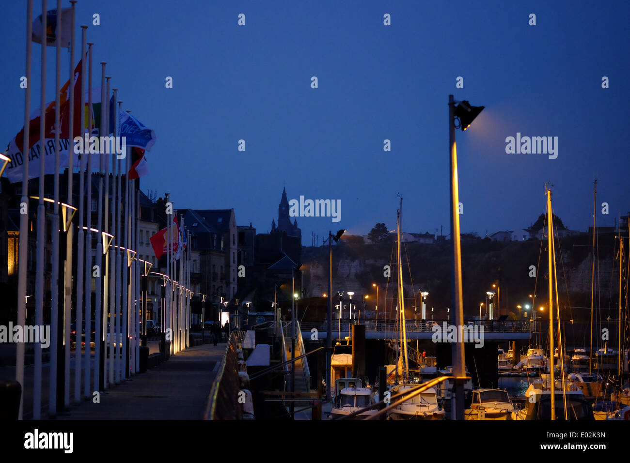 Harbor port in the late evening hi-res stock photography and images - Alamy