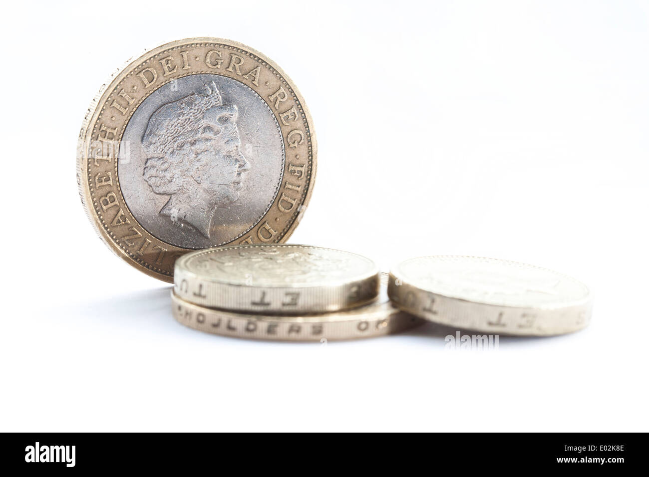 Two pound coins hi-res stock photography and images - Alamy