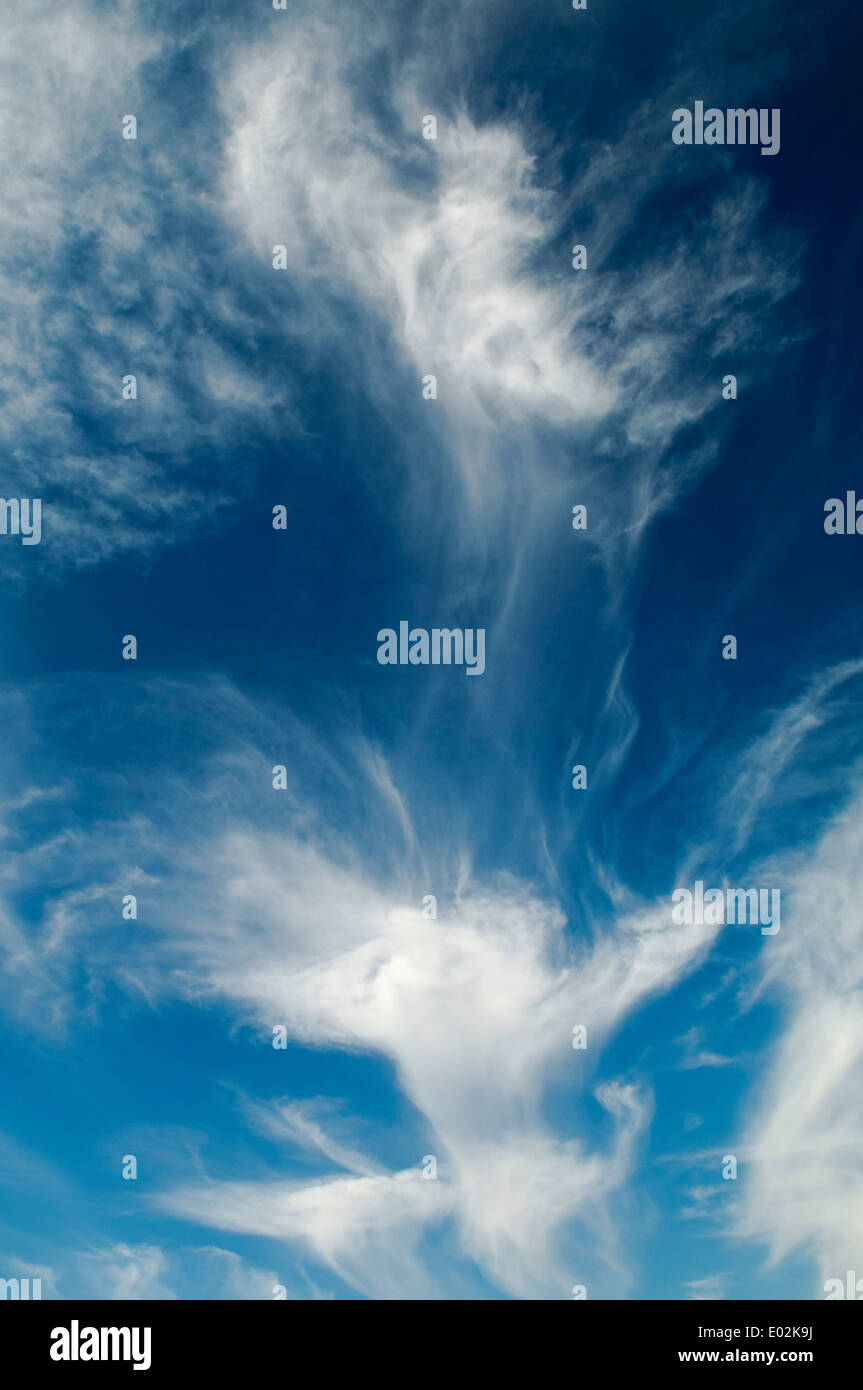 cloud formation, Cirrus uncinus Stock Photo - Alamy
