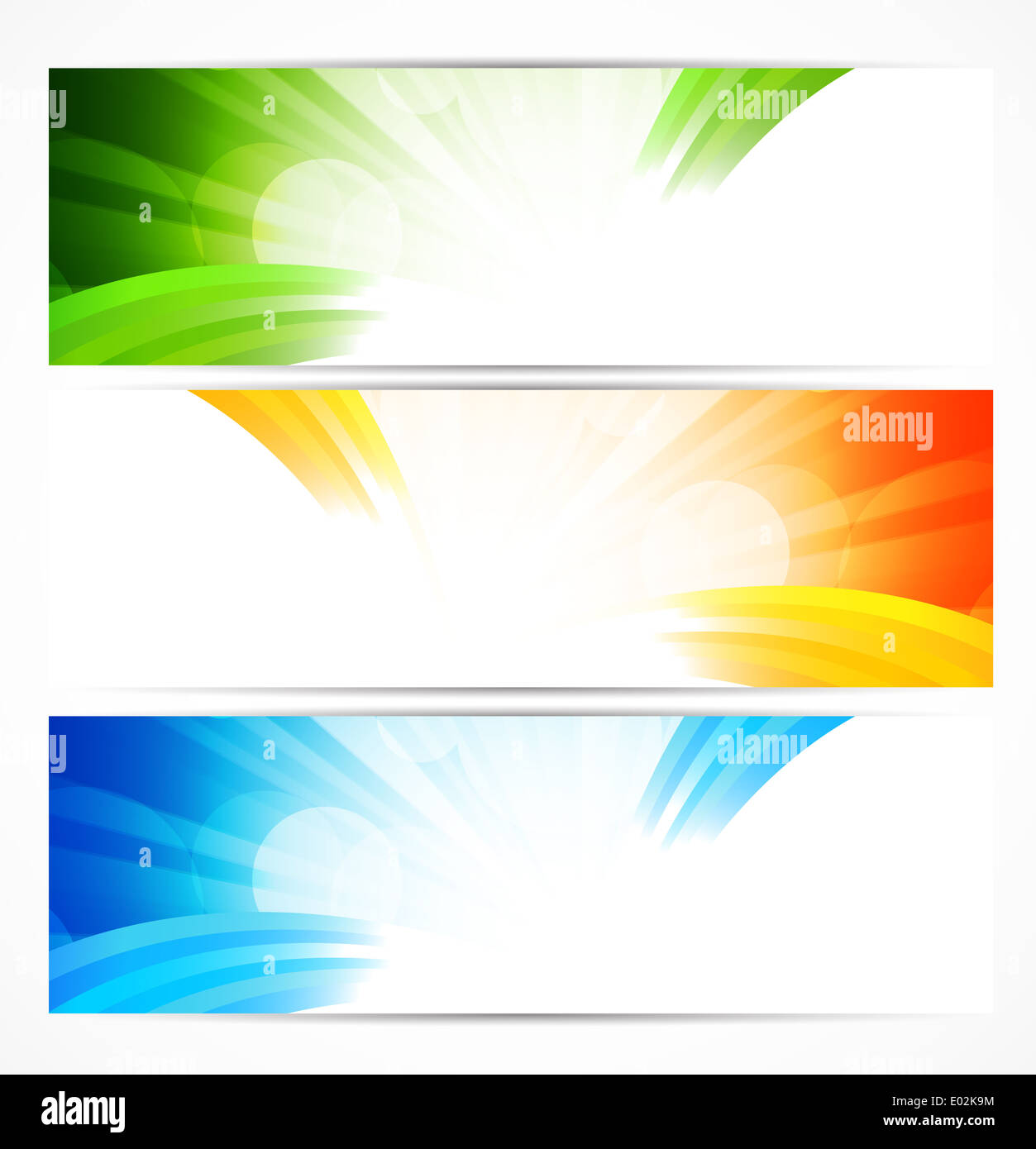 Set of bright banners. Abstract illustration Stock Photo - Alamy