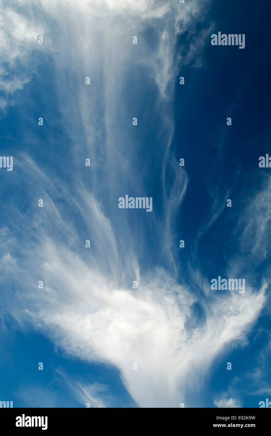 cloud formation, Cirrus uncinus Stock Photo - Alamy