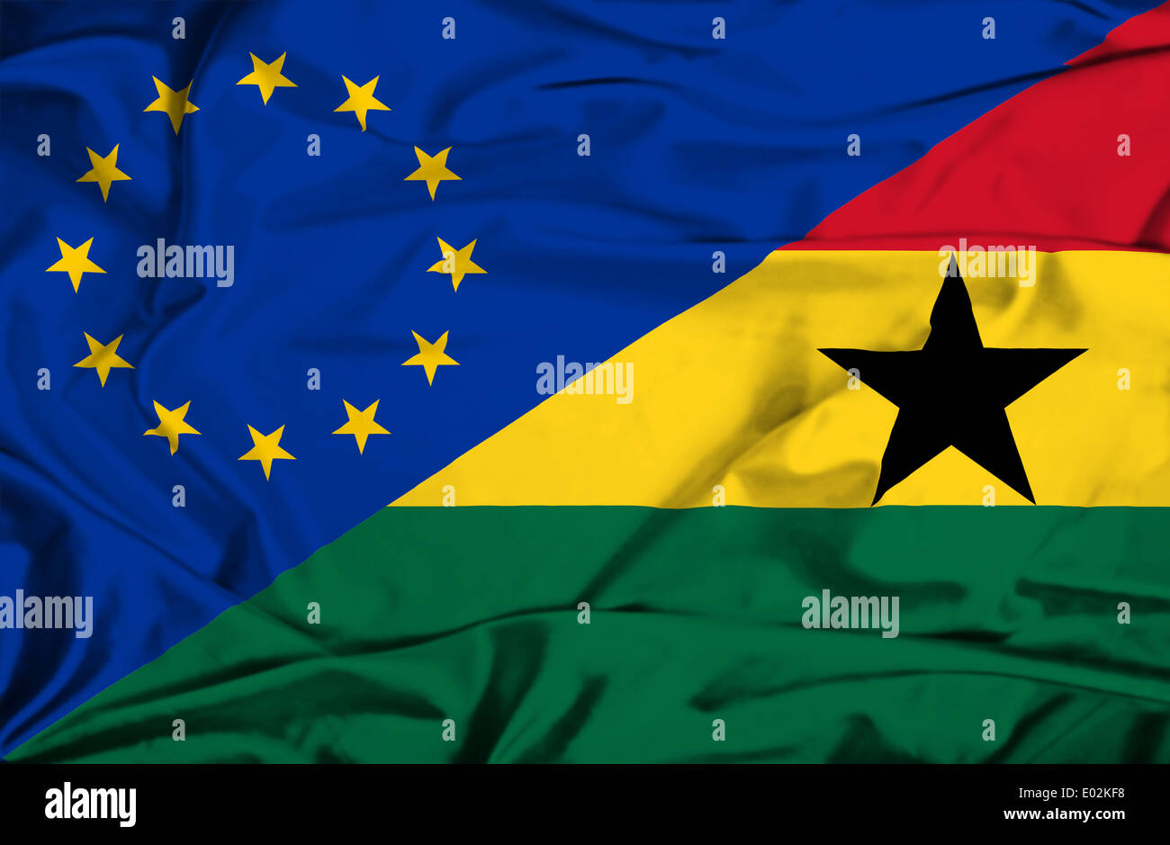 European union ghana flag hi-res stock photography and images - Alamy
