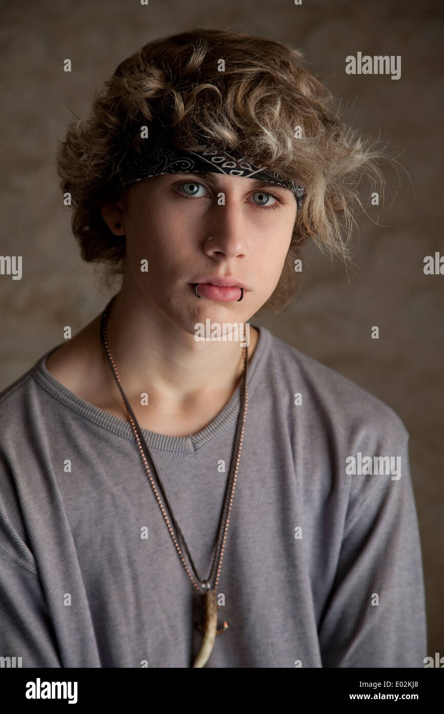 Young man photographed at the age of eighteen as part of a project ...