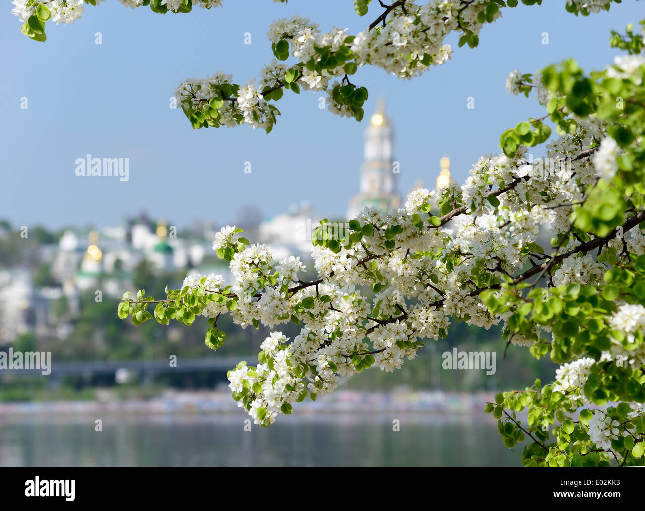 Kiev spring, view of the Lavra Stock Photo - Alamy