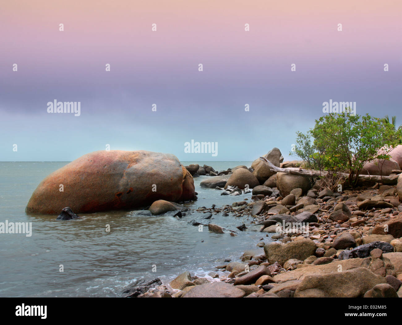 rocky beach in Cooktown in North Queensland Australia Stock Photo - Alamy