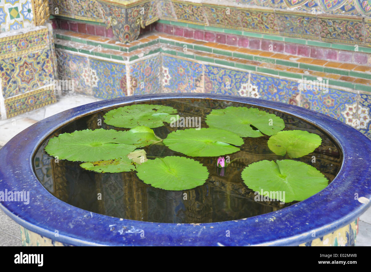 The lotus tile hi-res stock photography and images - Alamy
