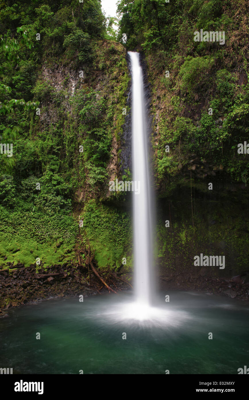 La Fortuna Falls in Arenal Volcano National Park, Costa Rica Stock ...