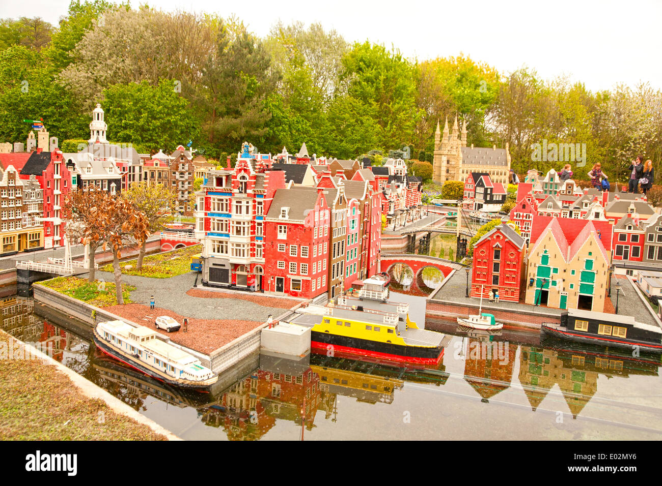 UK, Windsor, Legoland, a family leisure park, Lego display Stock Photo ...