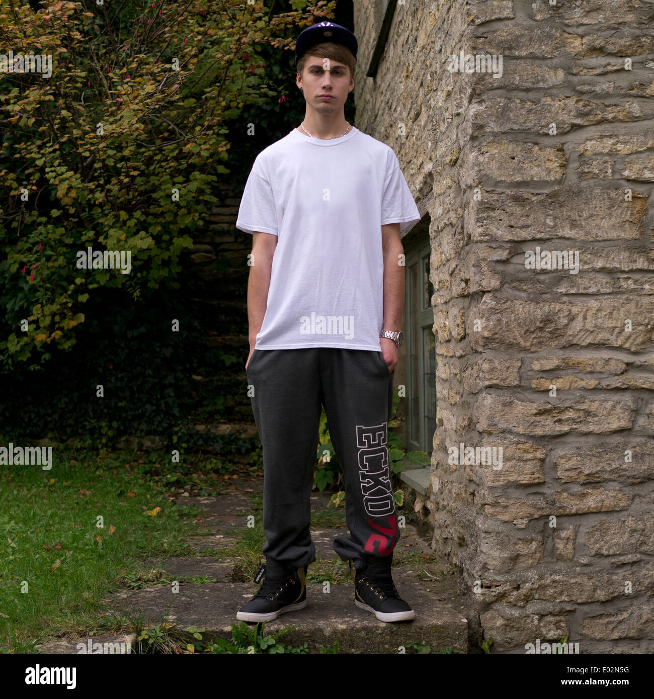 Young man photographed at the age of twenty as part of a project ...