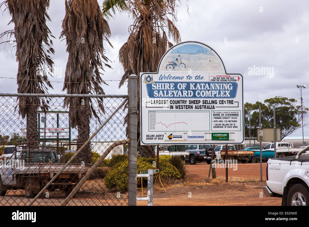 Katanning Saleyard Complex, the largest sheep selling centre in Western ...