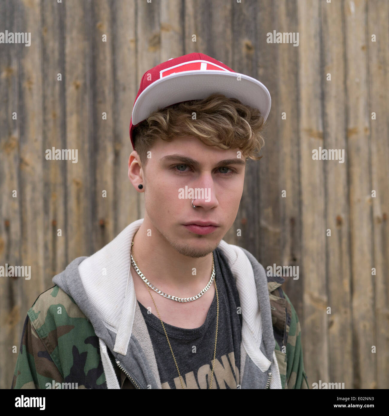 Young man photographed at the age of twenty as part of a project ...