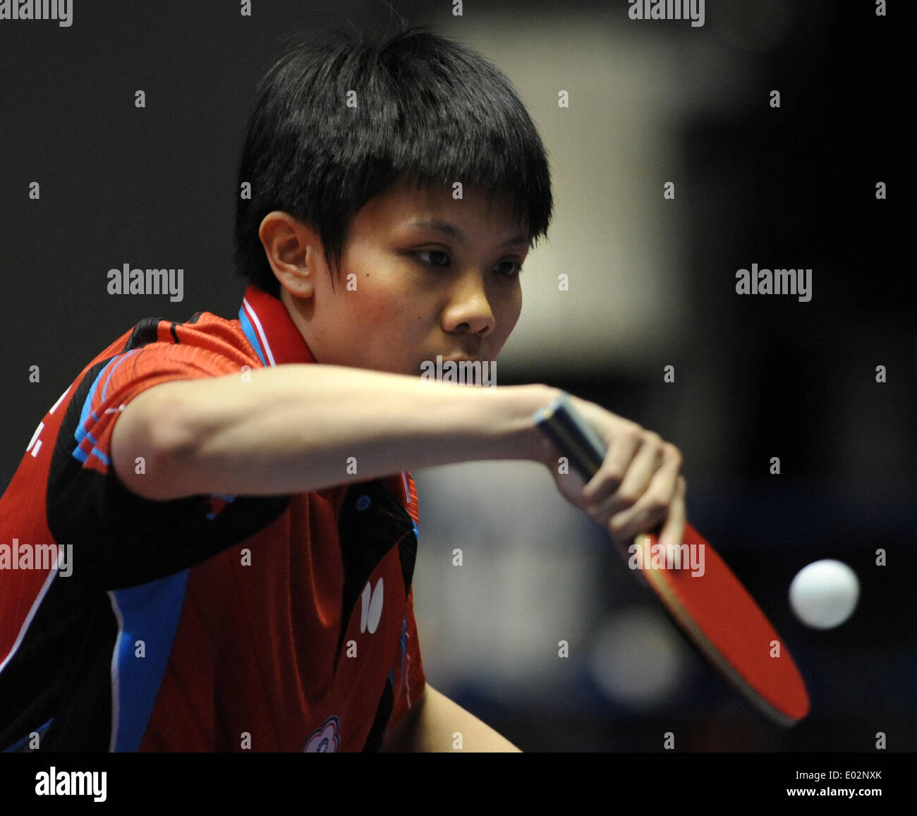 Tokyo, Japan. 30th Apr, 2014. Cheng I-Ching of Chinese Taipei competes ...