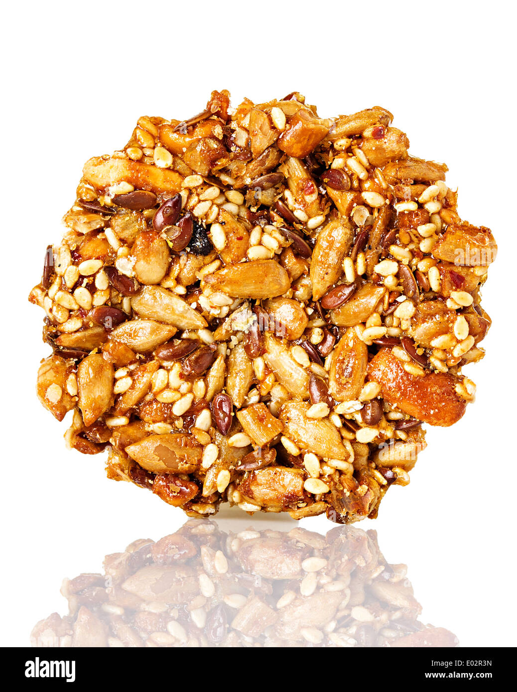 Traditional Georgian dessert gozinaki isolated on white background ...