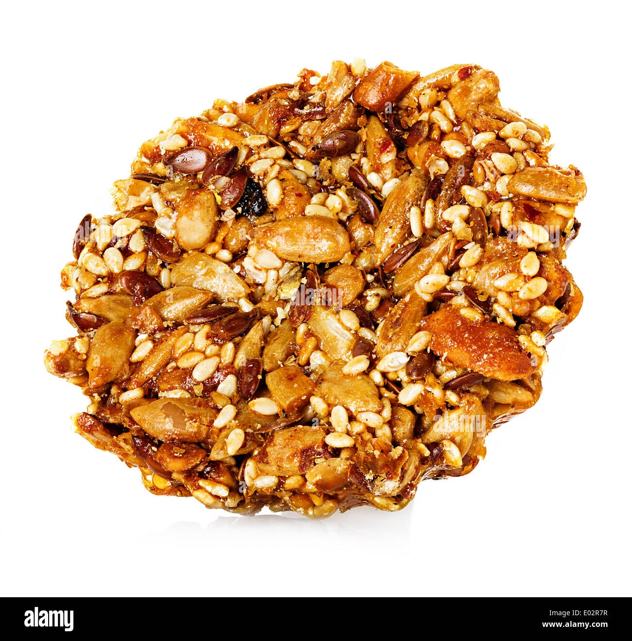 Traditional Georgian dessert gozinaki isolated on white background ...