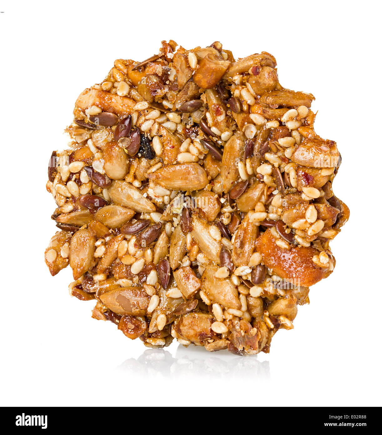 Traditional Georgian dessert gozinaki isolated on white background ...