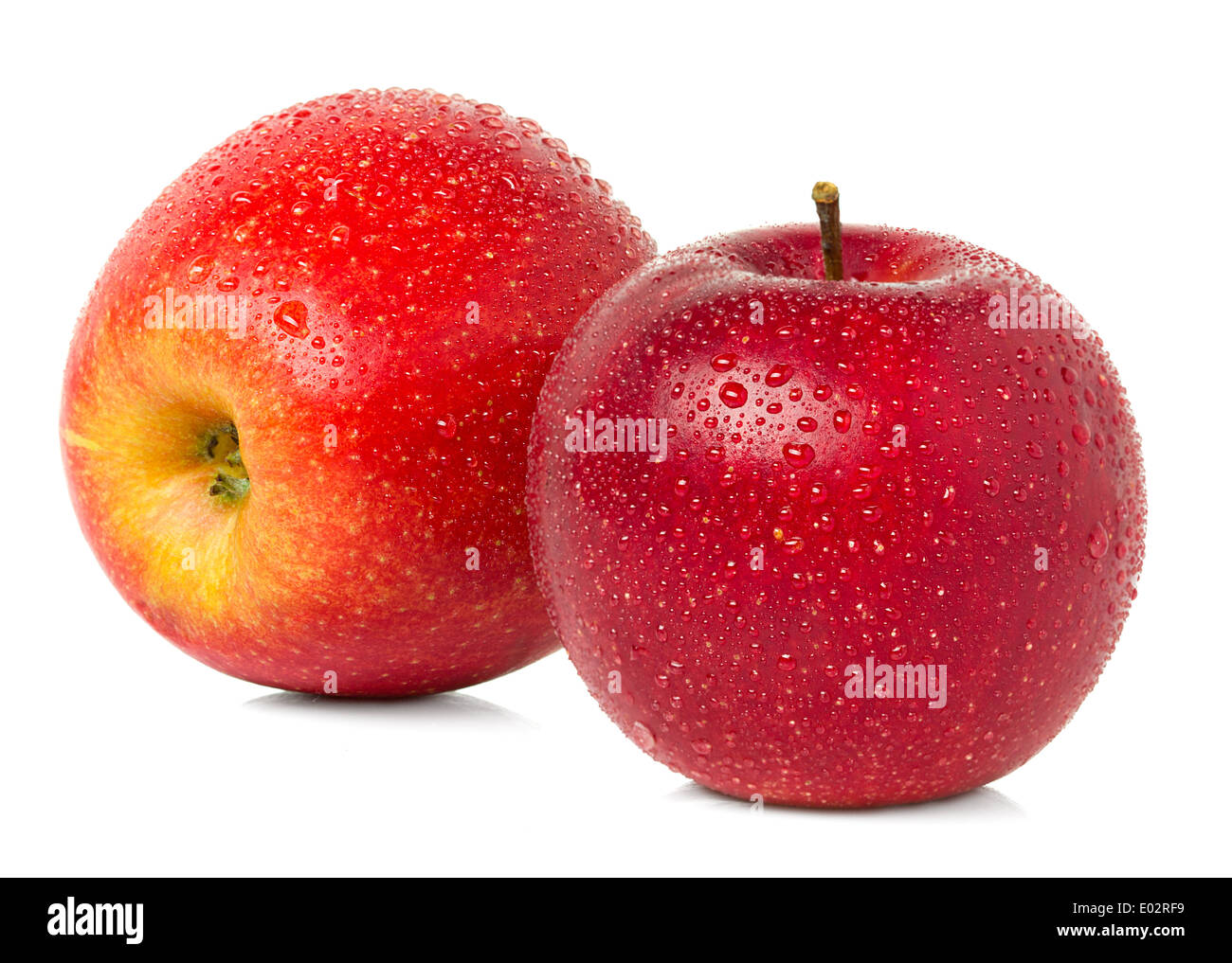 Green apples water drops close hi-res stock photography and images - Alamy