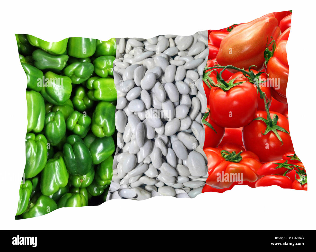 Flag mediterranean cuisine italian cut outs travel expo hi-res stock ...